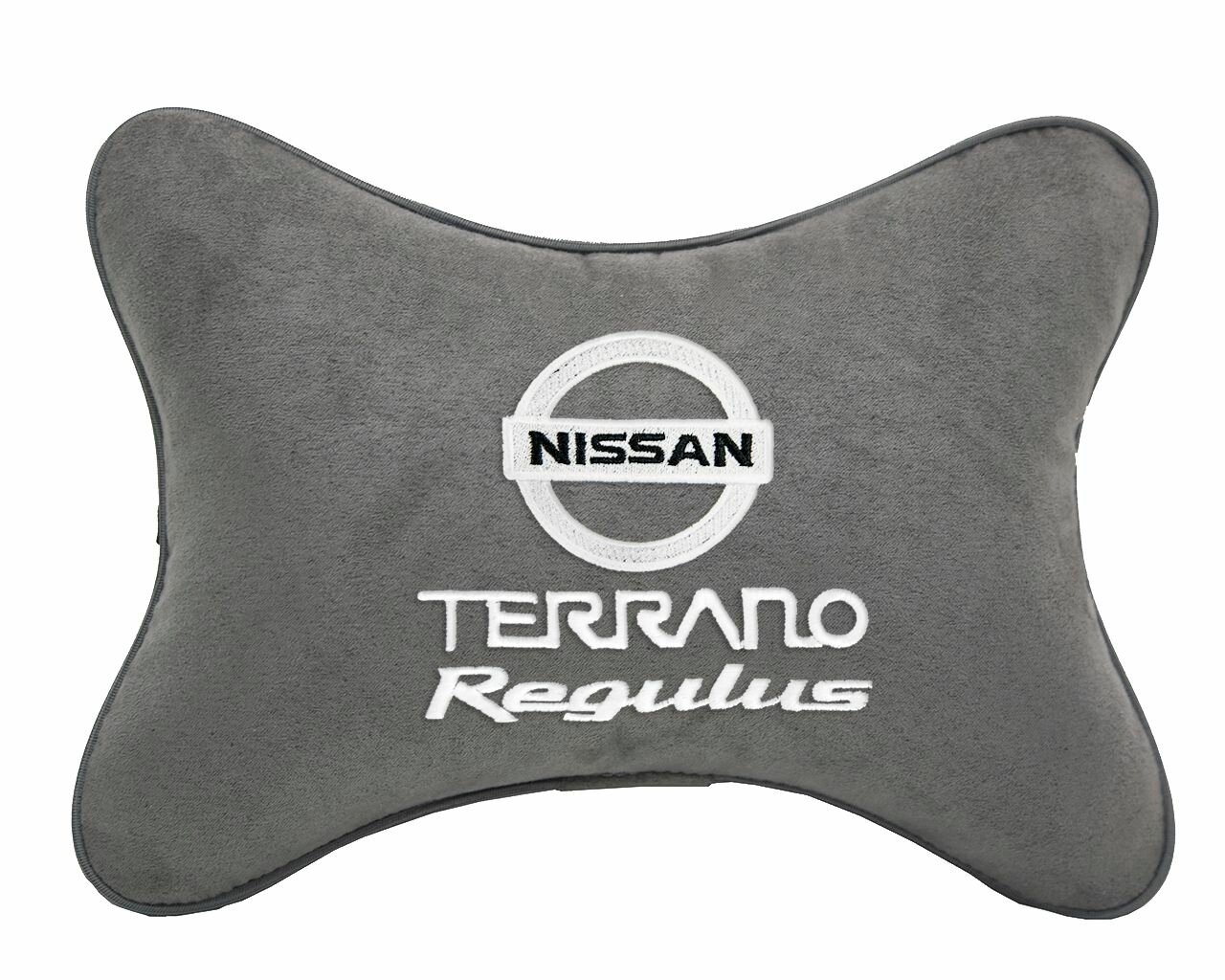 Подушка на подголовник светло-серая алькантара NISSAN Terrano Regulus
