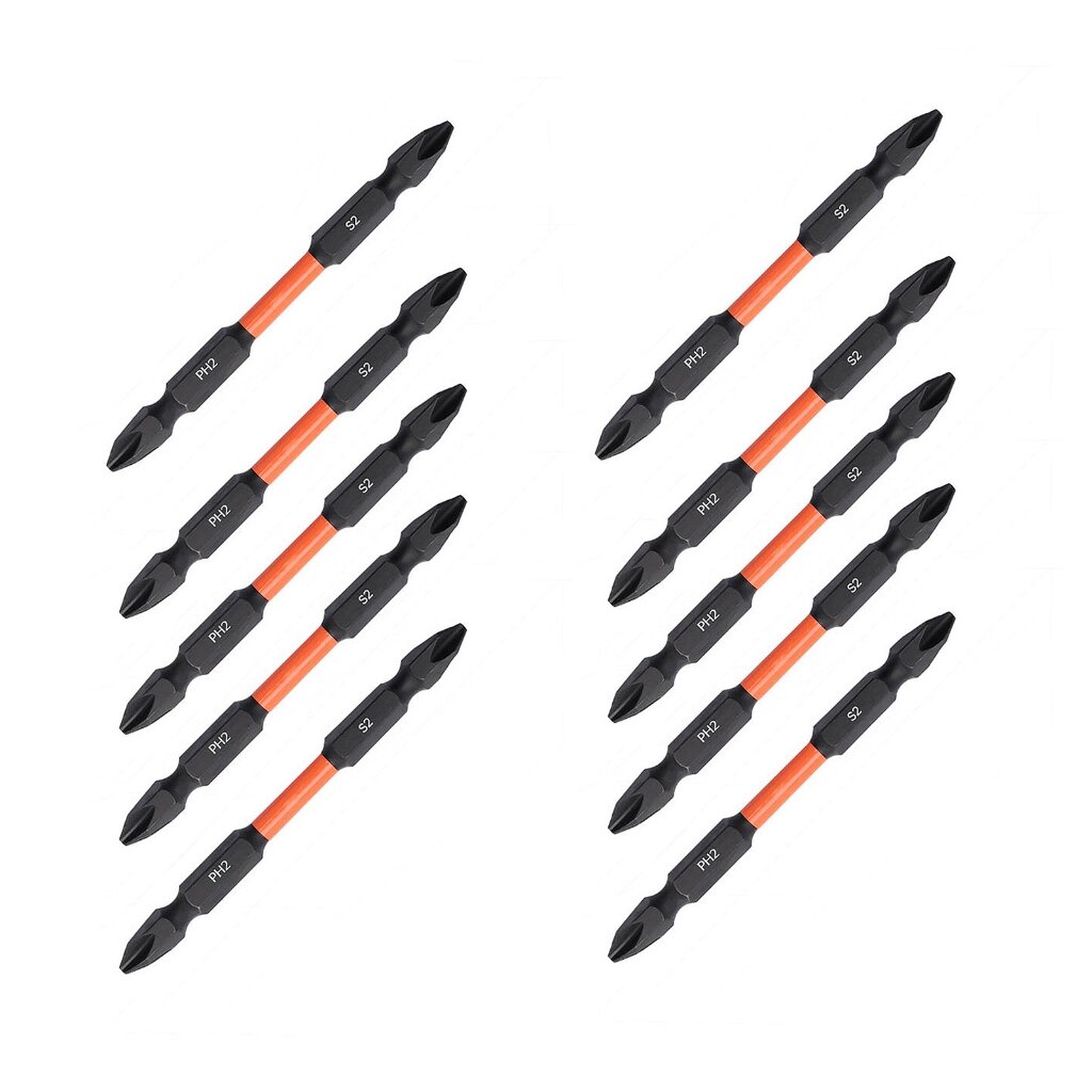 Высокопрочные двухсторонние крестовые биты из стали S2 для универсального использования в различных ремонтных и сборных задачах