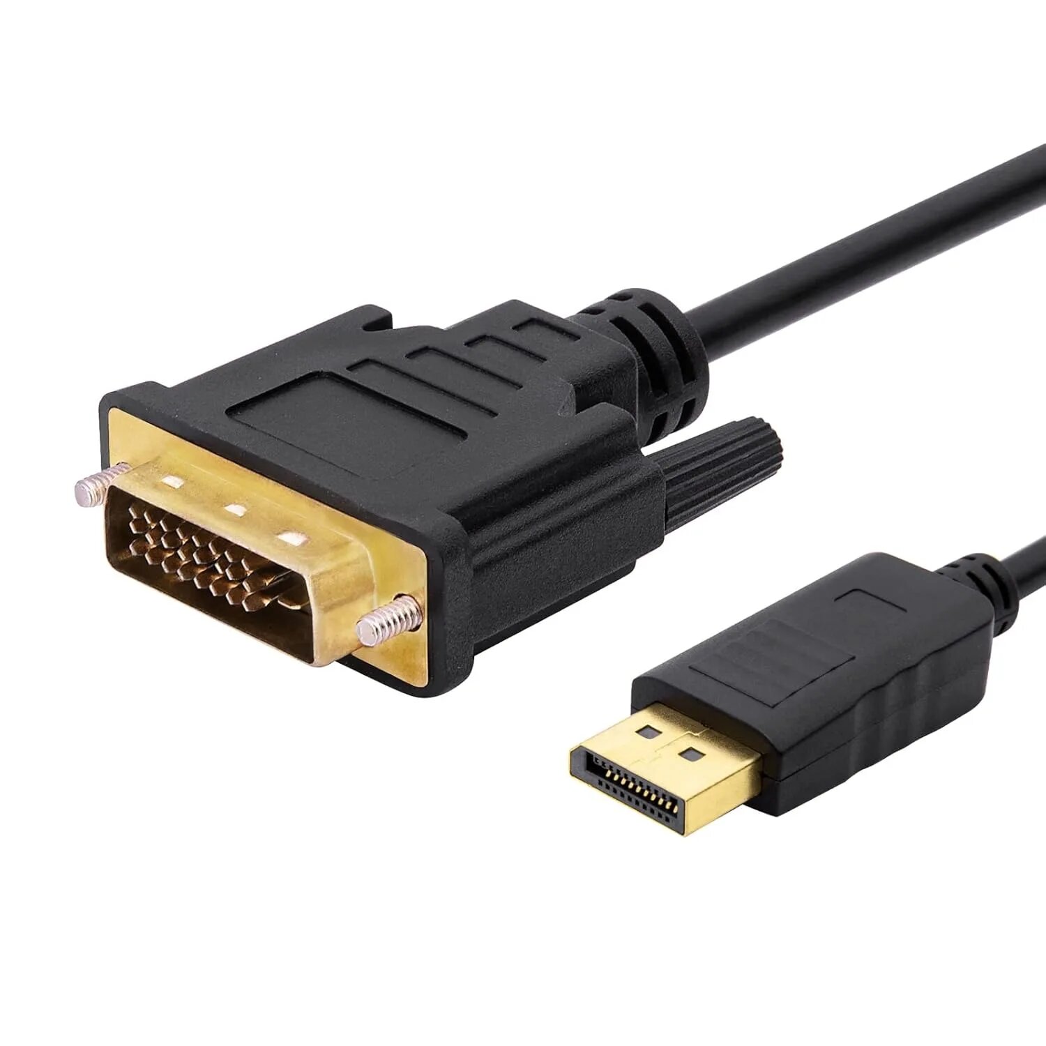 1080P HD-шнур DisplayPort-DVI-адаптер DP-DVI-конвертер «папа-папа» Кабель DVI-порт дисплея Шнур DP-D для ноутбука ПК