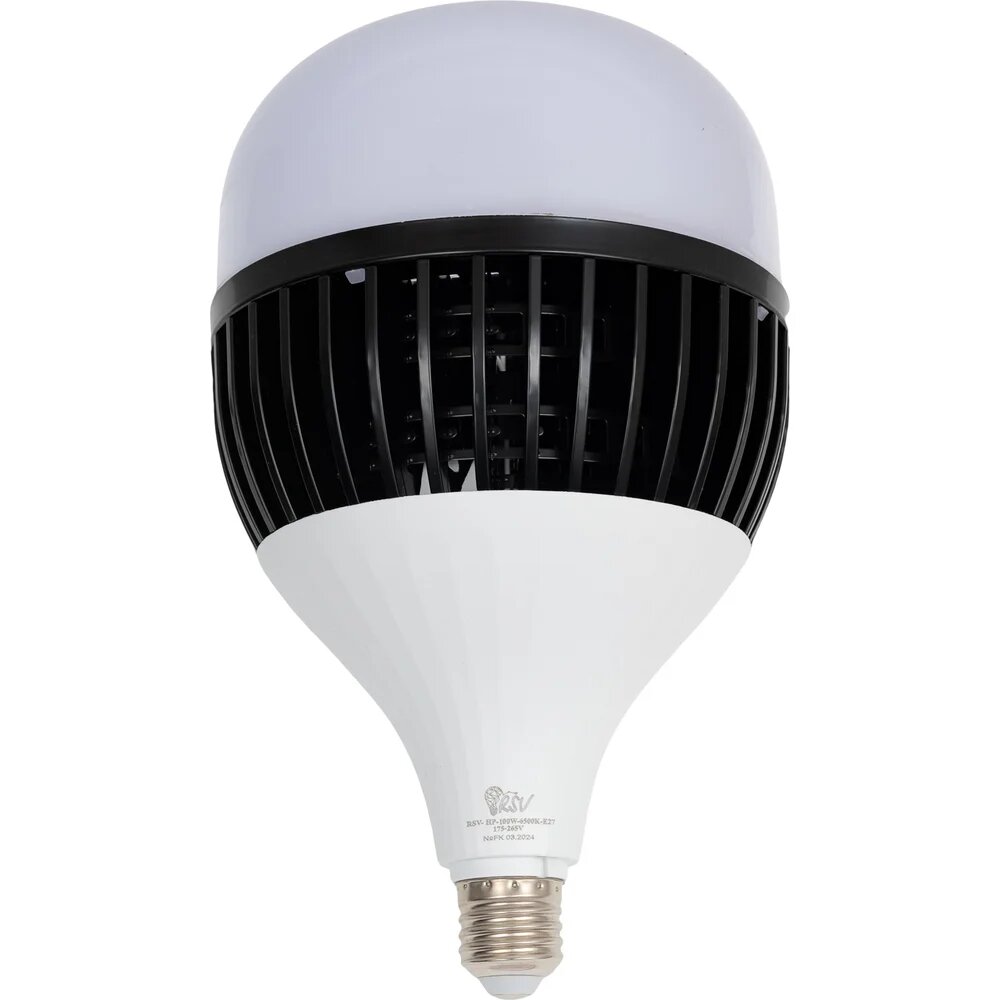 Светодиодная лампа RSV HP-100W-6500K-E27/Е40 (переходник) 100545