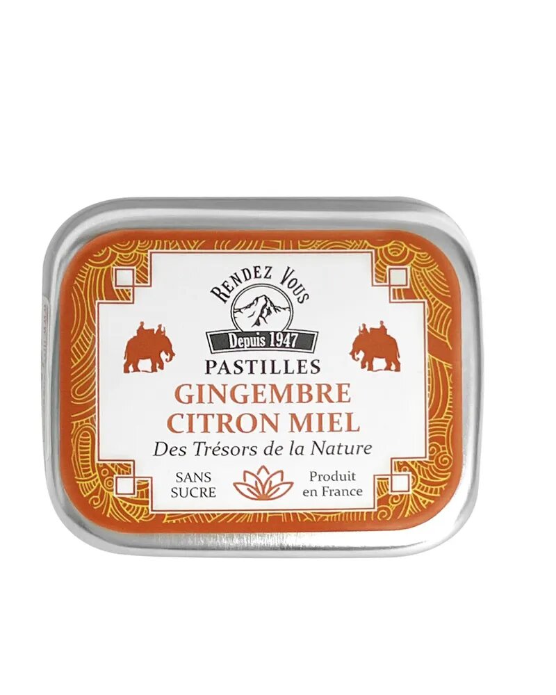 Леденцы Rendez Vous со вкусом имбиря, лимона, меда, 10 г.