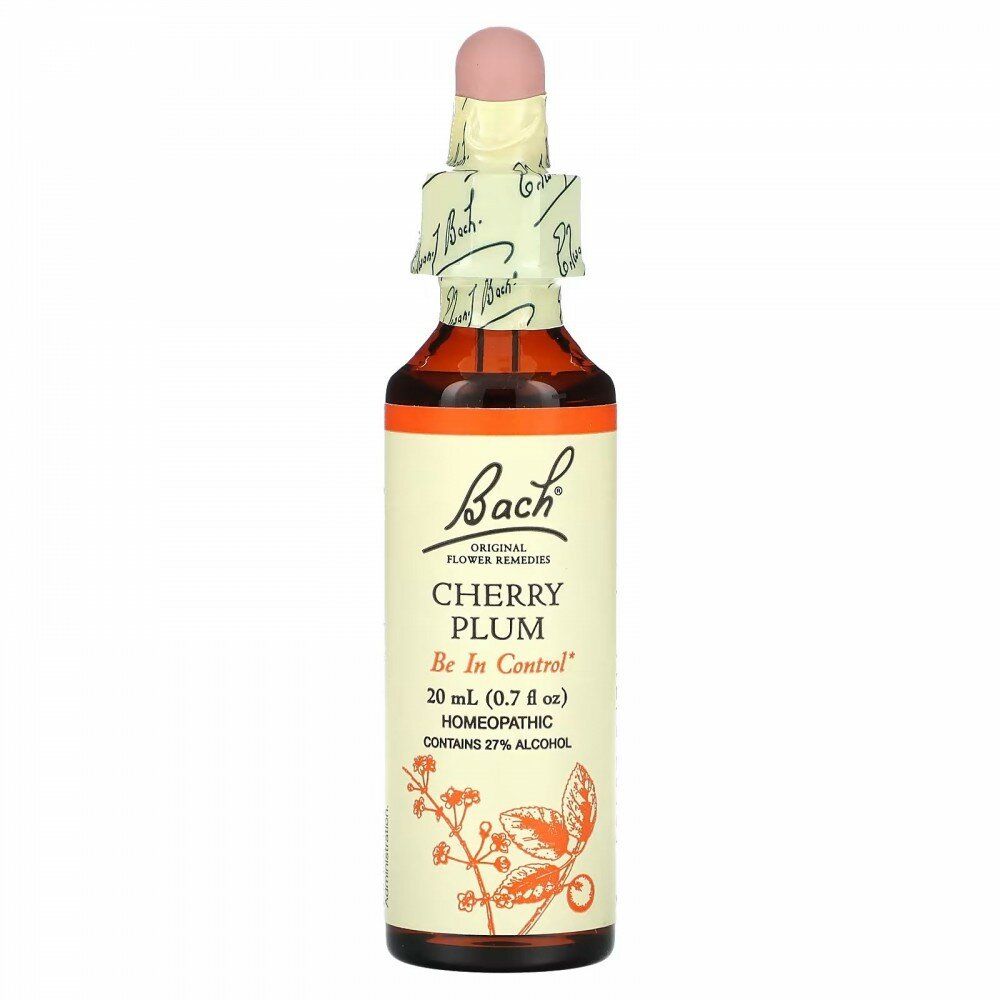 Bach, Original Flower Remedies, вишня, 20 мл (0,7 жидк. унц.)