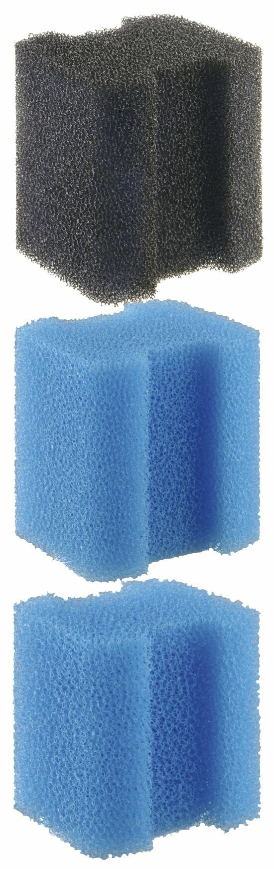 Набор из губок для фильтра Ferplast BLUMODULAR, 3 штуки, голубой/черный