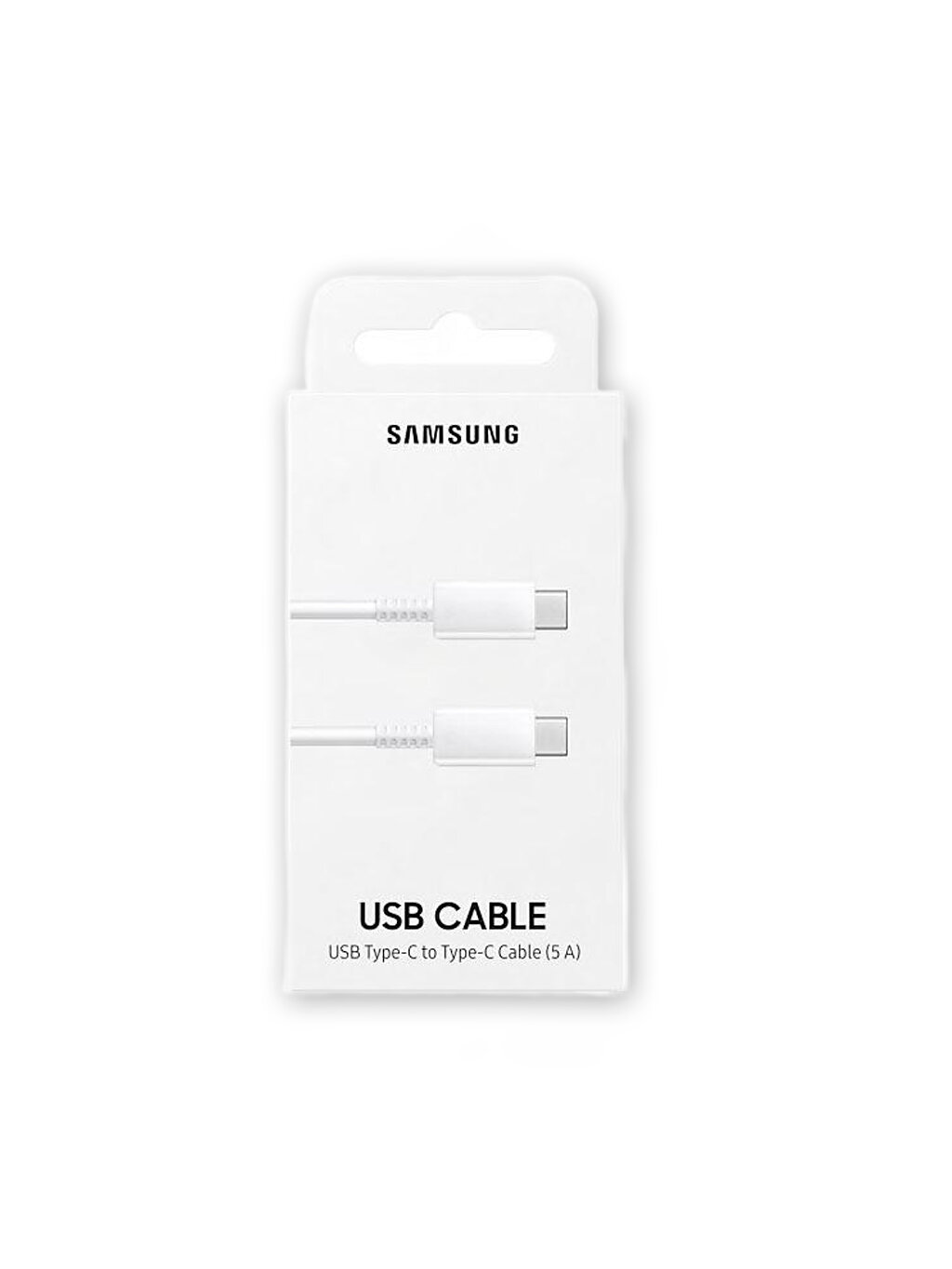 Кабель SAMSUNG USB-C - 1m 5A (EP-DN975) белого цвета