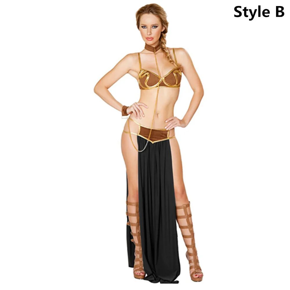 Косплей костюм Клеопатра для женщин М, Black B
