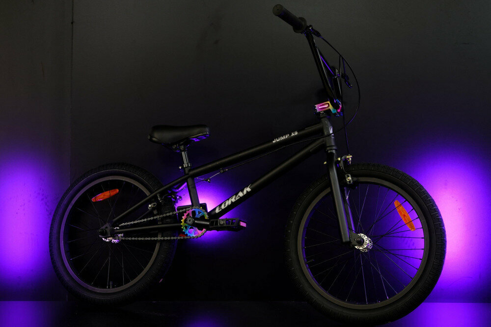 Велосипед BMX для детей и взрослых LORAK Jump X5 матовый черный