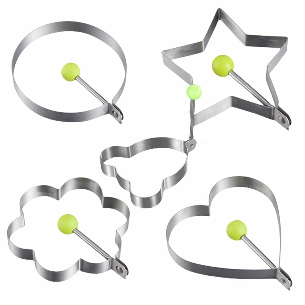 Набор из 5 стальных форм для яиц