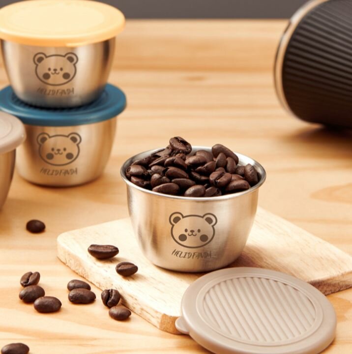 Баночки для приправ, DAENERO, специй и сыпучих продуктов, с крышкой, нержавеющая сталь, 2шт в комплекте