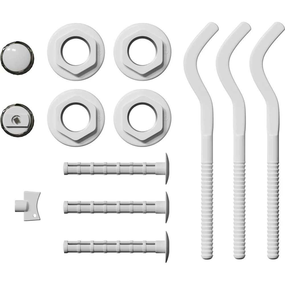 Монтажный комплект для радиатора Sibio 1/2 (с 3-мя кронштейнами) SIB-B8003-1/2 надежной конструкции