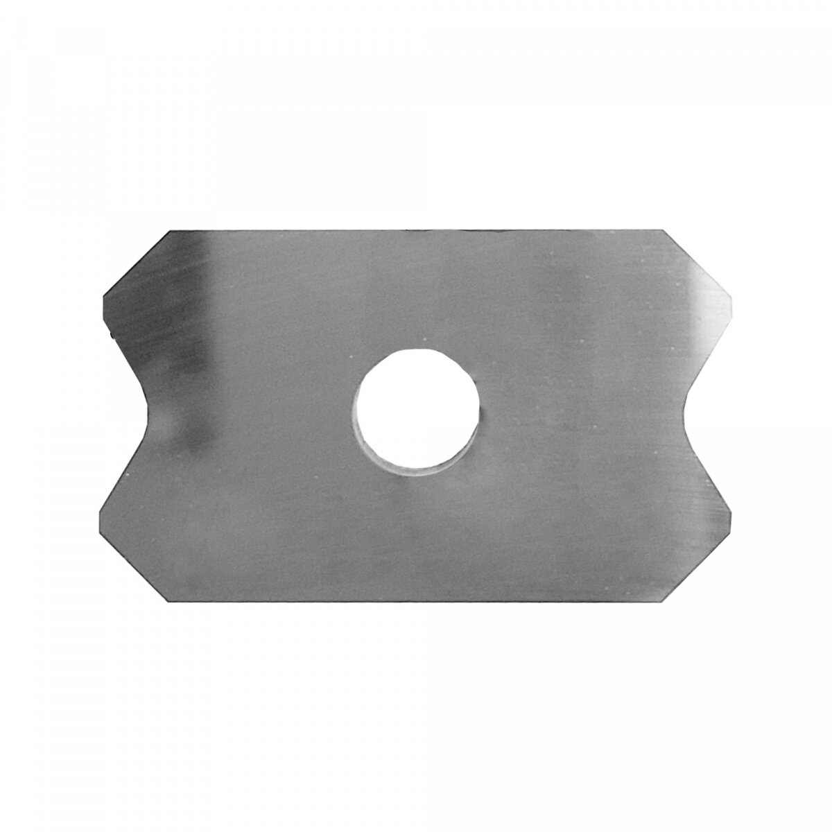 Нож цикля DELTA TOOLS 20x12x1,5 2R1 односторонняя заточка, плоский профиль