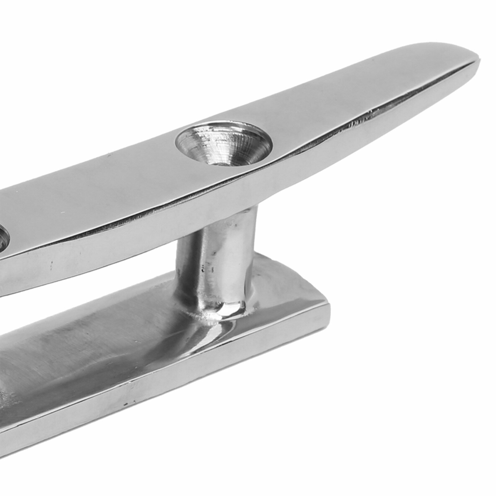 6-дюймовый низкий плоский док-уток с 2 отверстиями для палубного троса, держатель якорного троса, крепеж из нержавеющей стали 316 для морской лодки