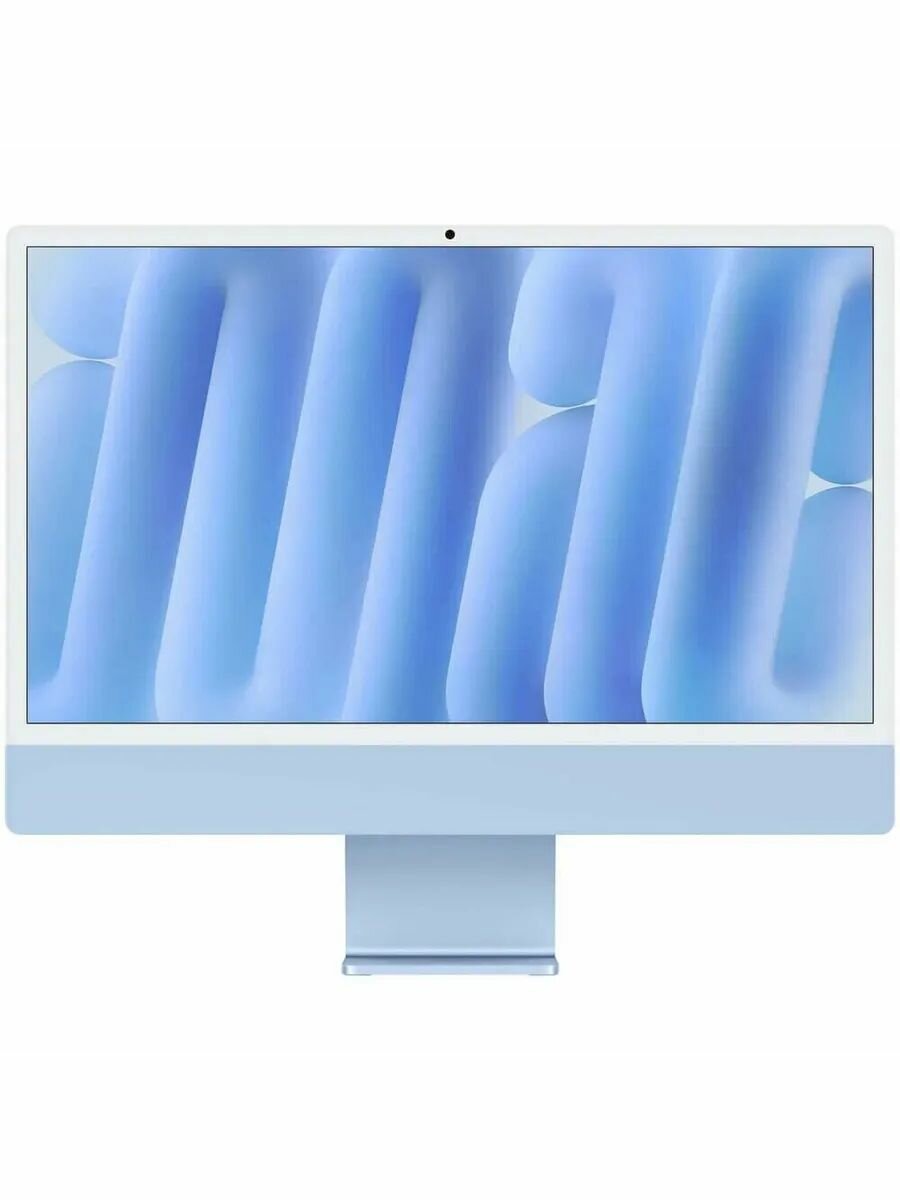 Моноблок Apple iMac 24 M4 10/10/24/512GB, цвет Blue, (синий) MD2T4