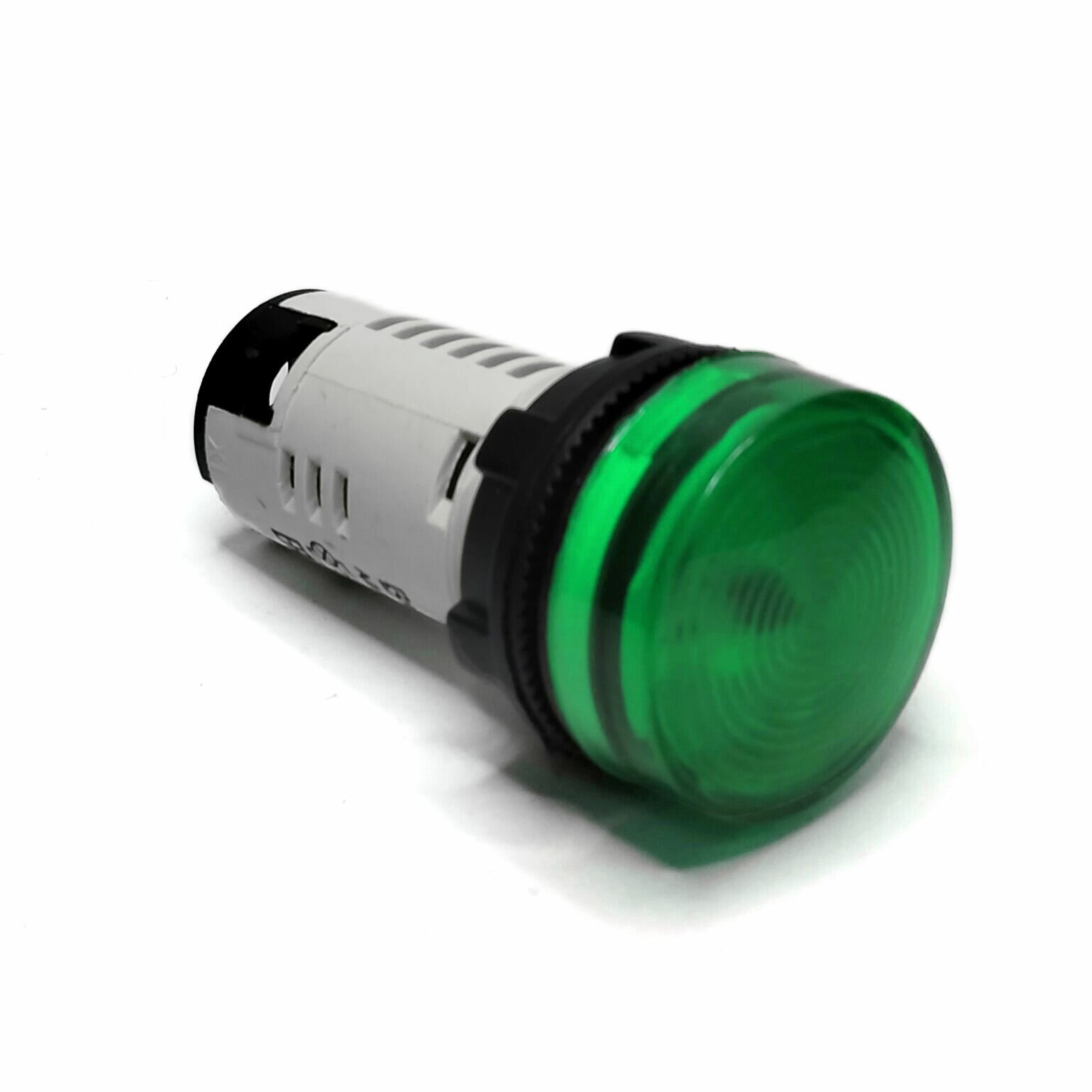 АД(AD)-22 зеленый 24В IP67 AC/DC белый корпус Индикатор светодиодный