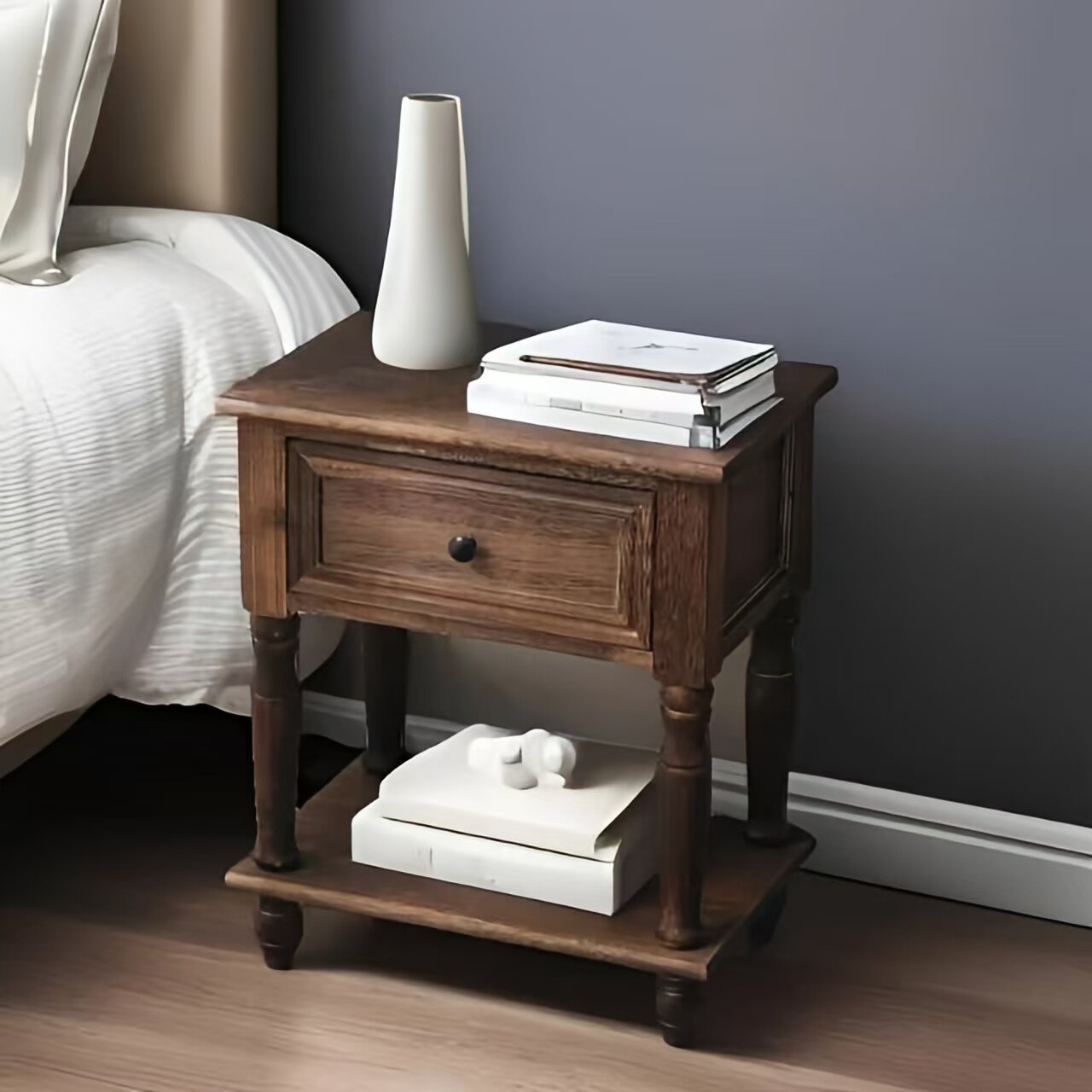 Тумба #ОДРИ STYLE30*45*53, универсальный дизайн, ящики, экоматериалы, цвет a1