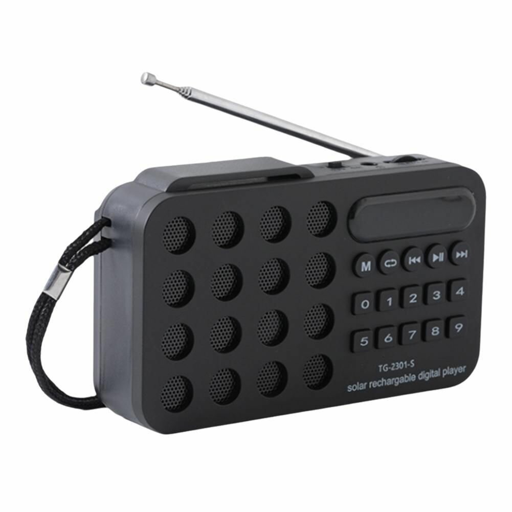 Компактное FM радио для дома и улицы, солнечная батарея, поддержка Bluetooth, USB, TF карт