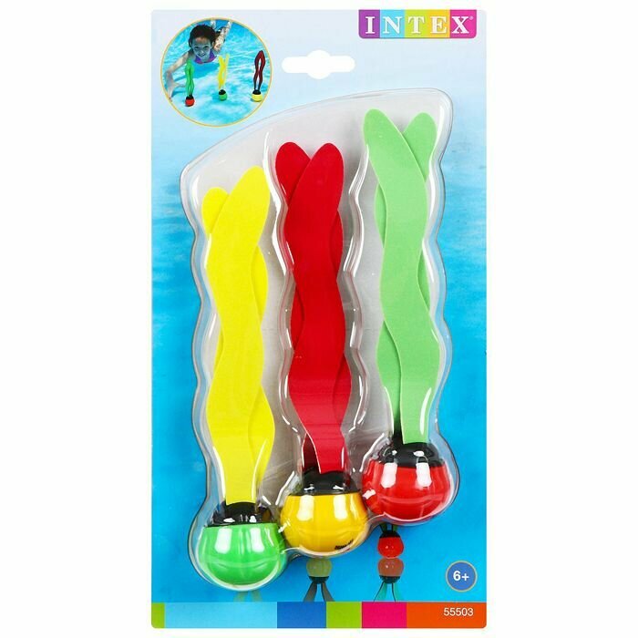 Подводный набор для ныряния "Водоросли" в наборе 3 цвета