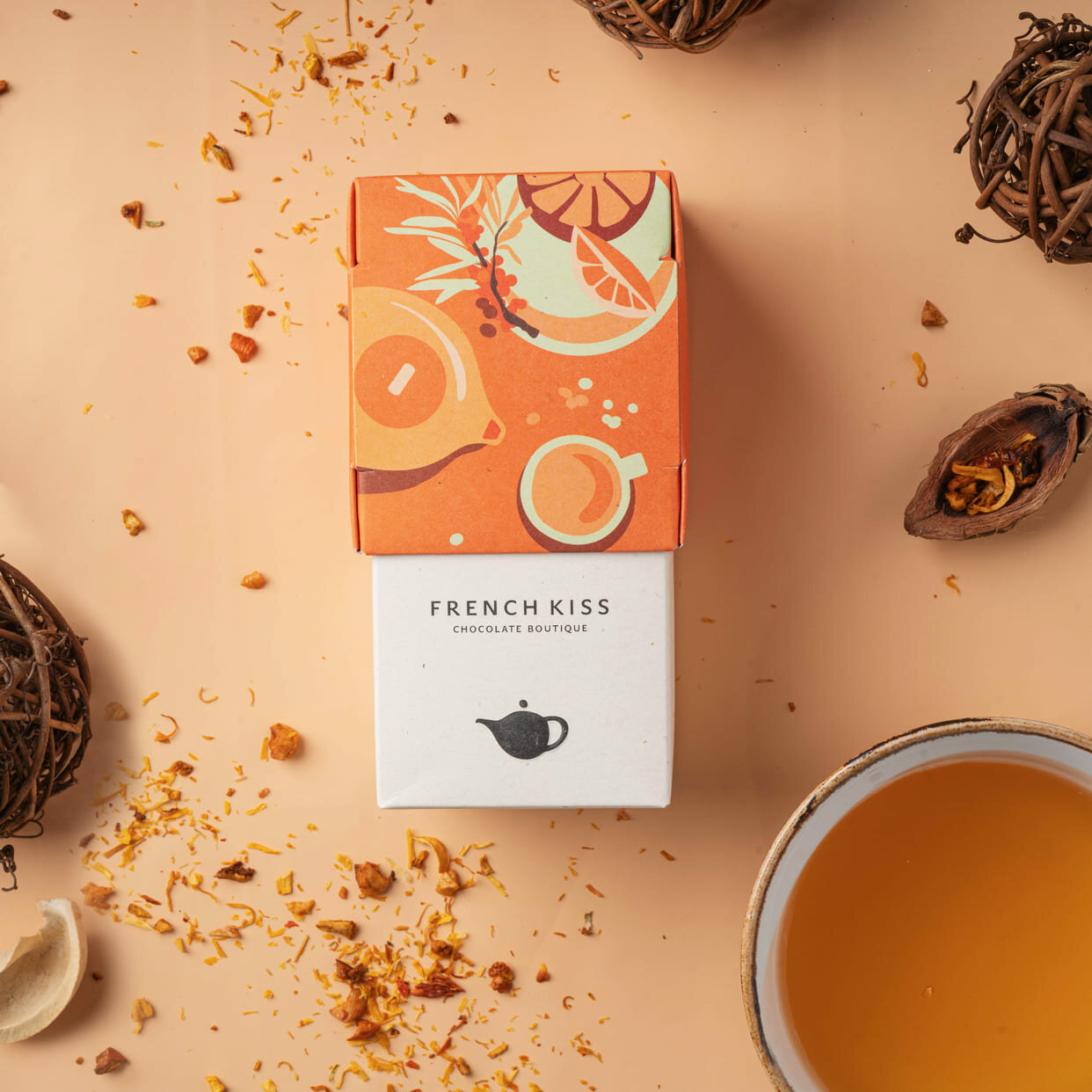 Солнечная облепиха чайный напиток, FRENCH KISS