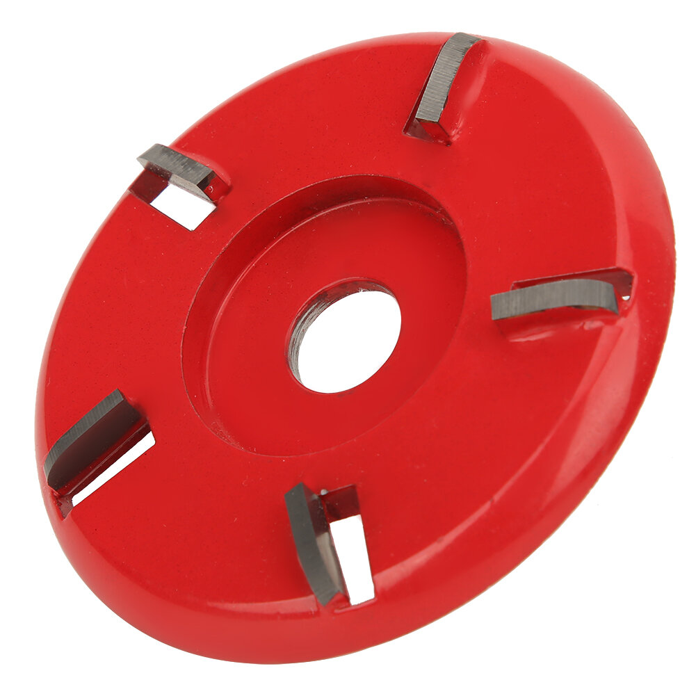 5-зубчатый дугообразный отрезной диск по дереву для угловой шлифовальной машины, инструмента для резьбы и полировки, красный