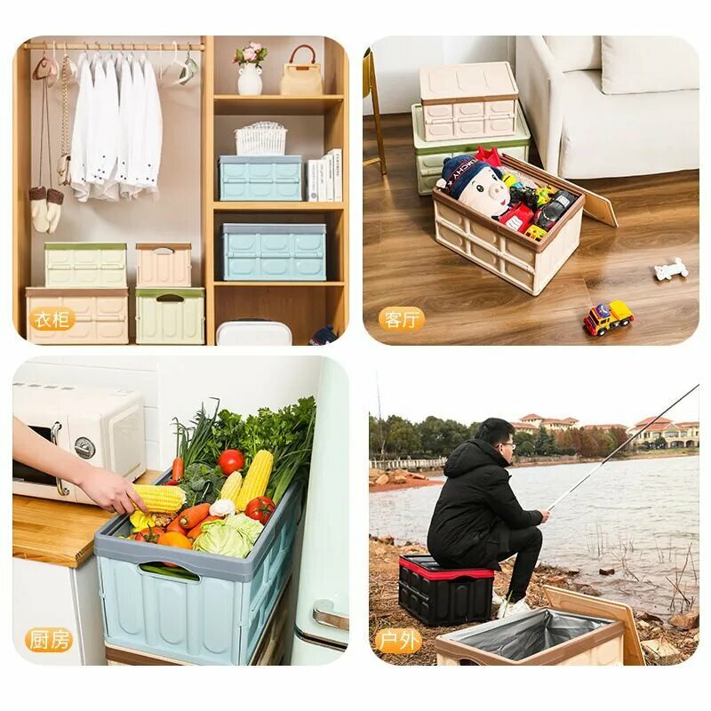 Шкаф туристический складной, цвет большой белый, с ручкой, 55л