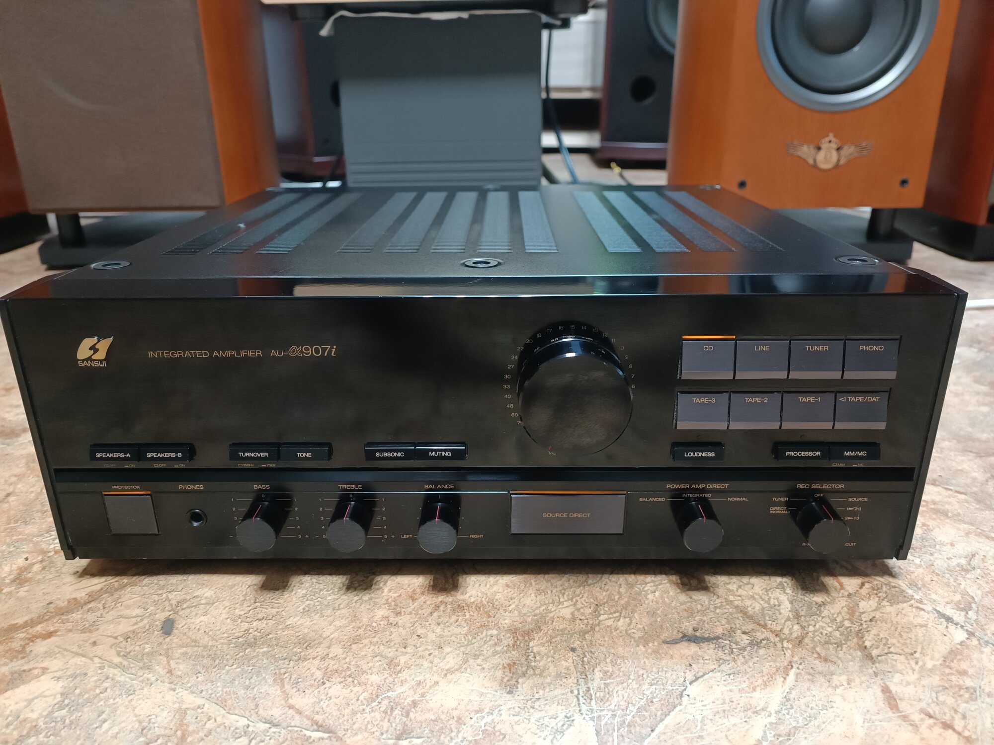 Интегральный усилитель Sansui au a 907i, с балансными выходами