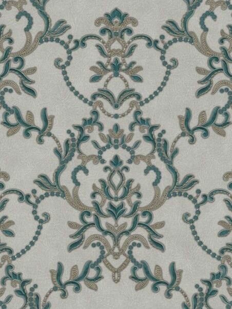 Обои флизелиновые 1.06 м х 10,05м виниловые метровые ( горячее тиснение, моющиеся ) коллекция Grazia 84101-5