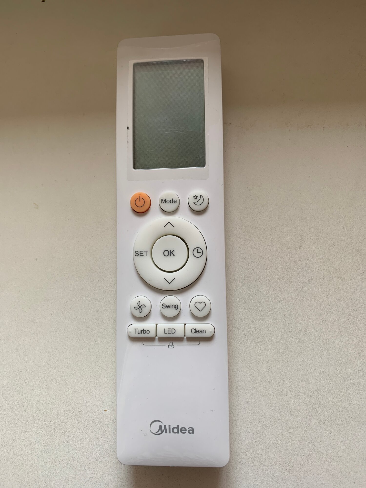 Midea RG10B(B)/BGEF, RG10B(B2)/BGEF, MDV RG10B(D2)/BGEF пульт оригинальный