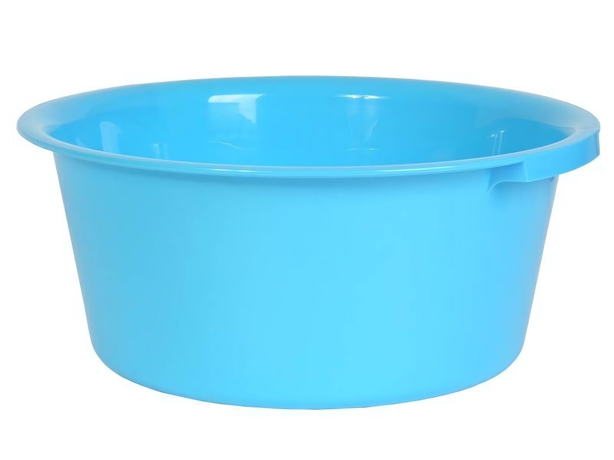 Таз 12л пластиковый пищевой, микс цветов в ассортименте, для кухни, пластиковый, прочный