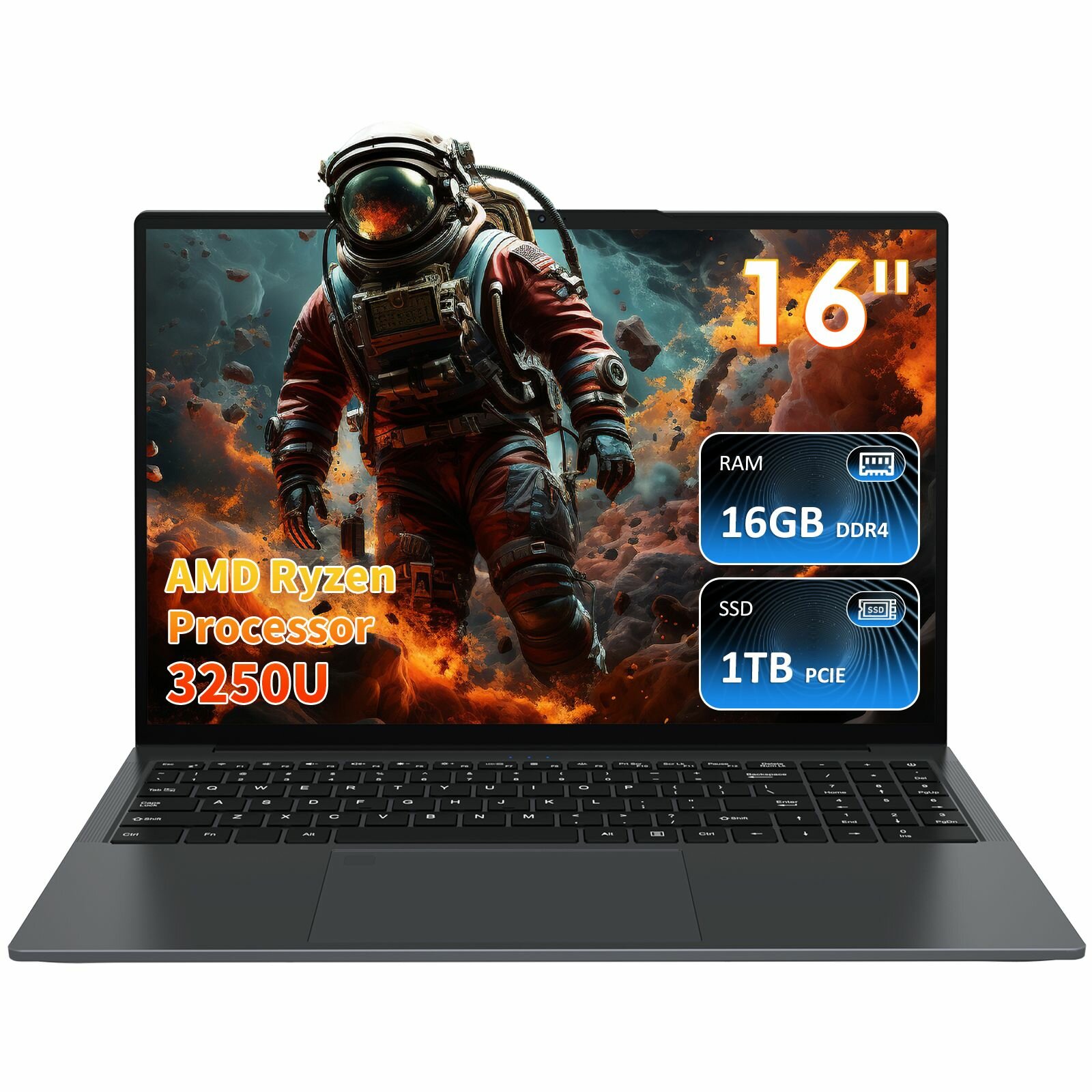 Auusda Игровой ноутбук 15.6", Intel N150, RAM 16 ГБ, SSD 1024 ГБ, Intel UHD Graphics, Windows Pro, (Разблокировка по отпечатку пальца, подсветка клавиатуры，Русская версия офиса), светло-розовый