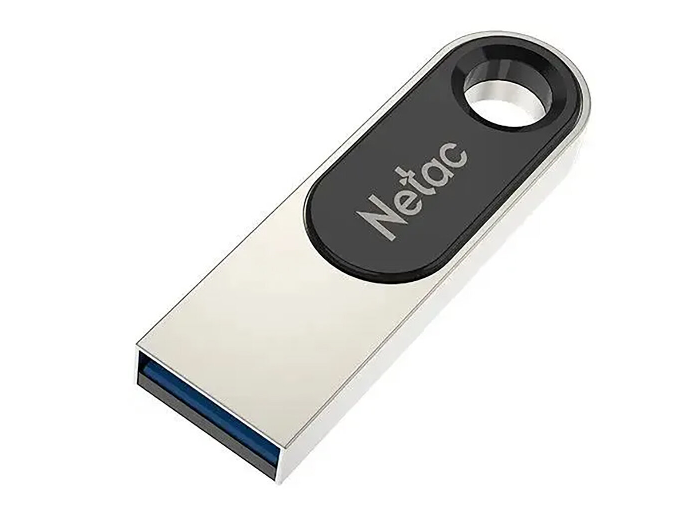 Флешка (flash-накопитель) Netac U278, 128 ГБ, USB 3.0, серебристый металл, NT03U278N-128G-30PN