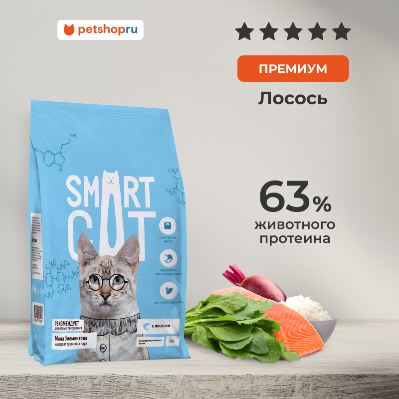 Сухой корм для стерилизованных кошек с чувствительным пищеварением с лососем, SENSITIVE DIGESTION, STERILISED, Salmon