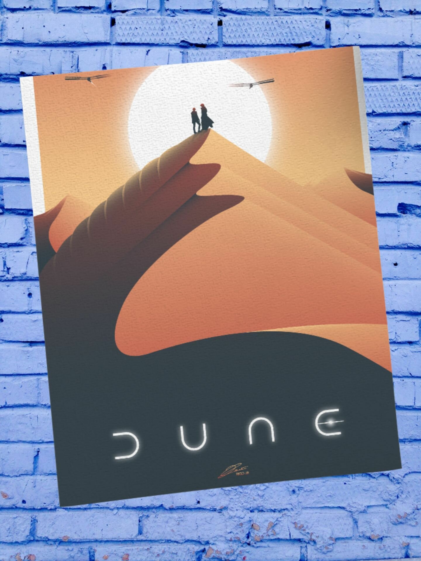 Постер pinterest "Дюна", 29х42, А3, глянцевый