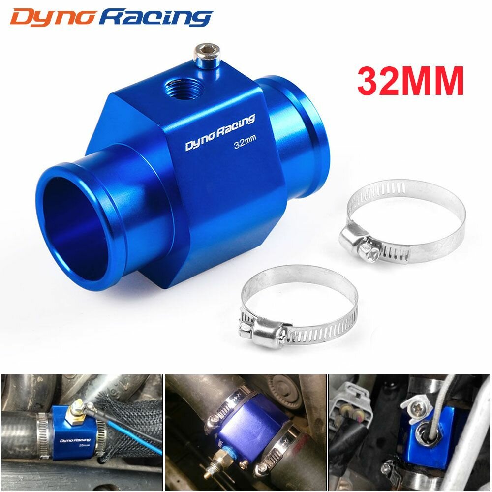 Радиатор датчика температуры воды Dyno racing, Адаптер датчика температуры воды в соединительной трубе 18 мм 20 мм 22 мм 24 мм 40 мм 38 мм 36 мм 34 мм 32 мм 30 мм 28 мм=v=