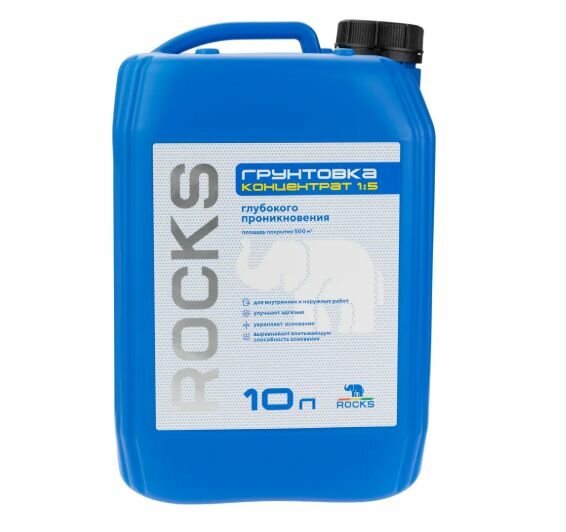 Грунт-концентрат глубокого проникновения Rocks 10 л