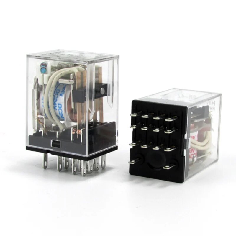 Электромагнитное реле HH54PL 220В AC24V