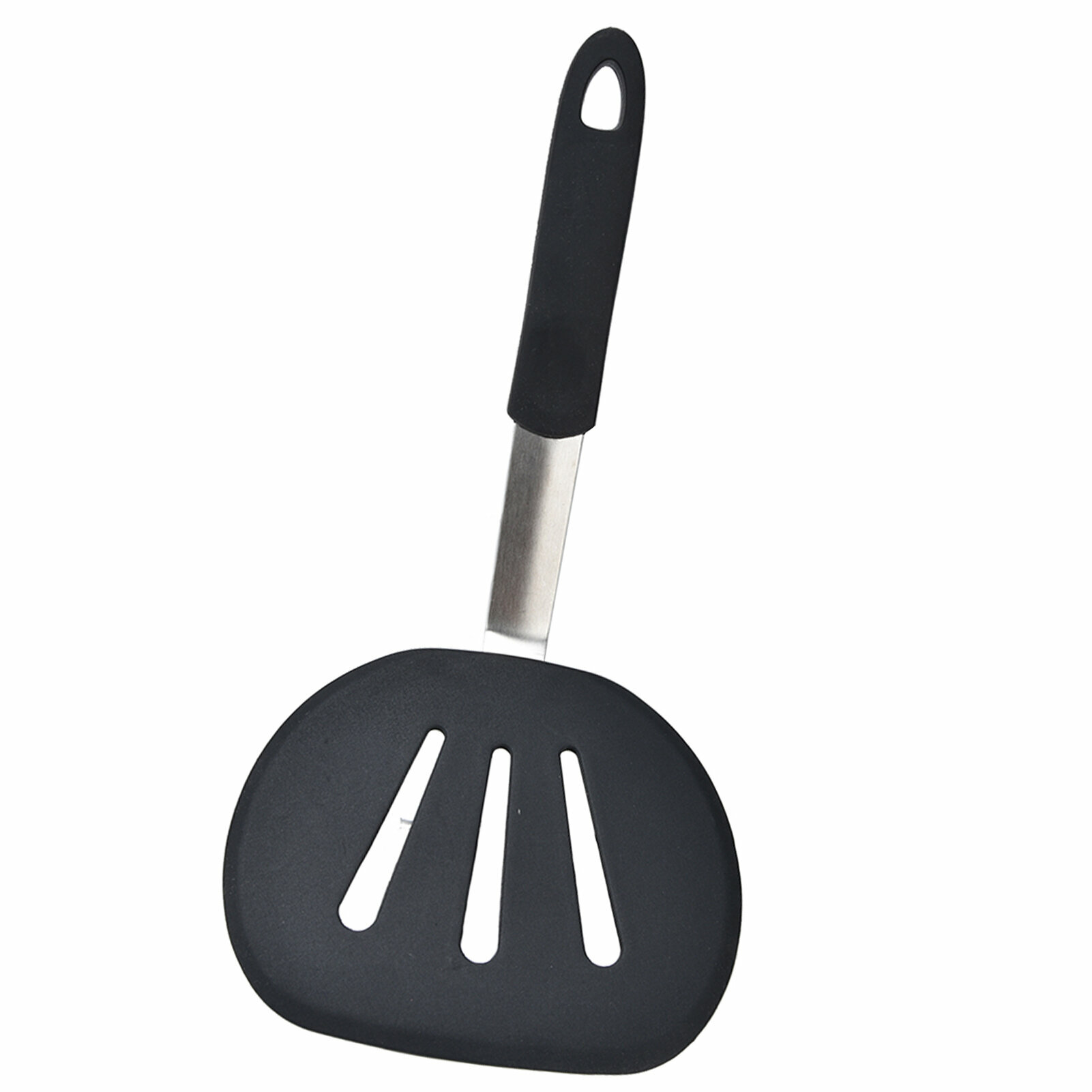 Широкая круглая лопатка для шеф-повара, гибкая силиконовая лопатка, термостойкая для блинных яиц и многого другого