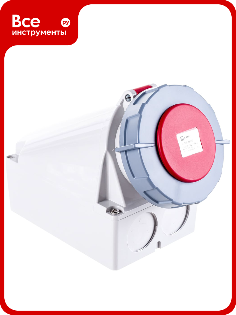 Стационарная наружная розетка EKF 1352 3Р РЕ N 63А 380В IP67 PROxima ps-1352-63-380, 63 А