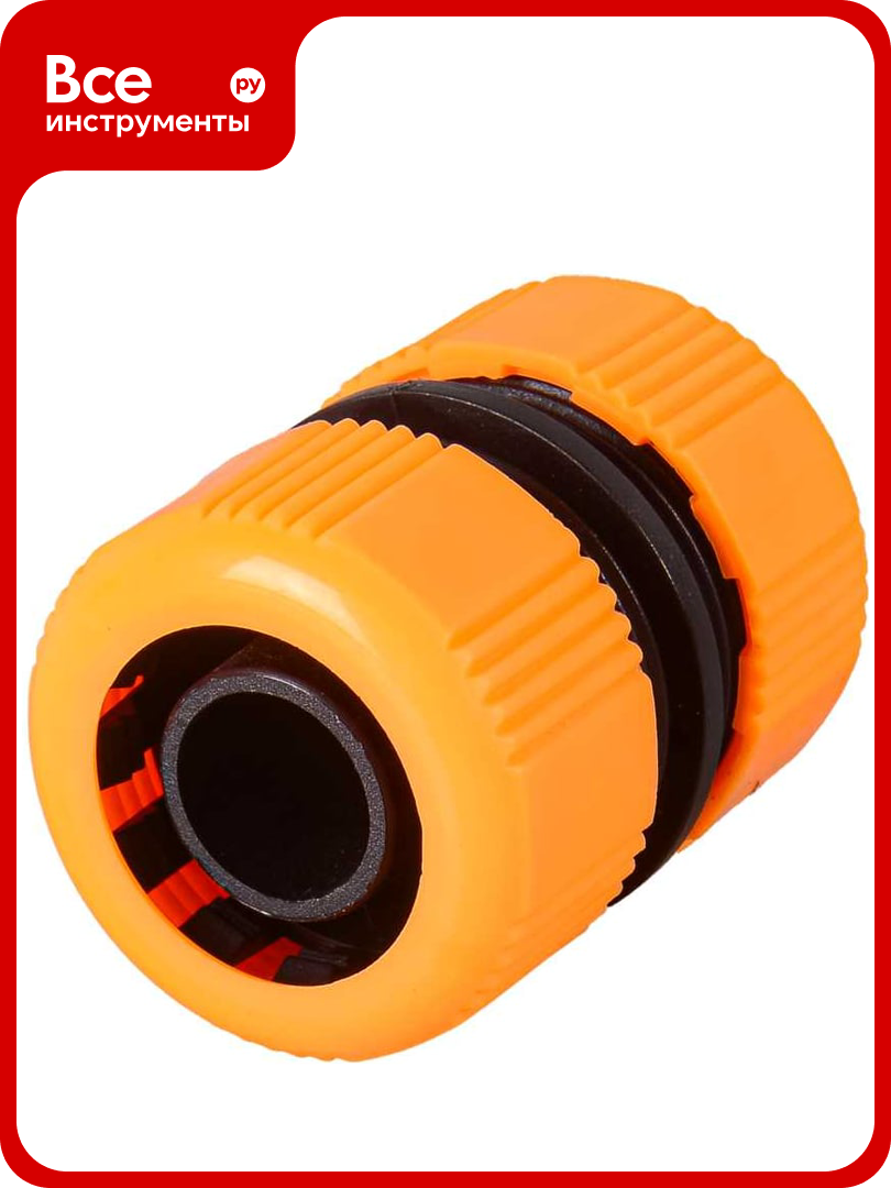 Муфта ремонтная для шланга 3/4" Вихрь 73/7/2/20, используется, пластиковый корпус, конструкция восстановления
