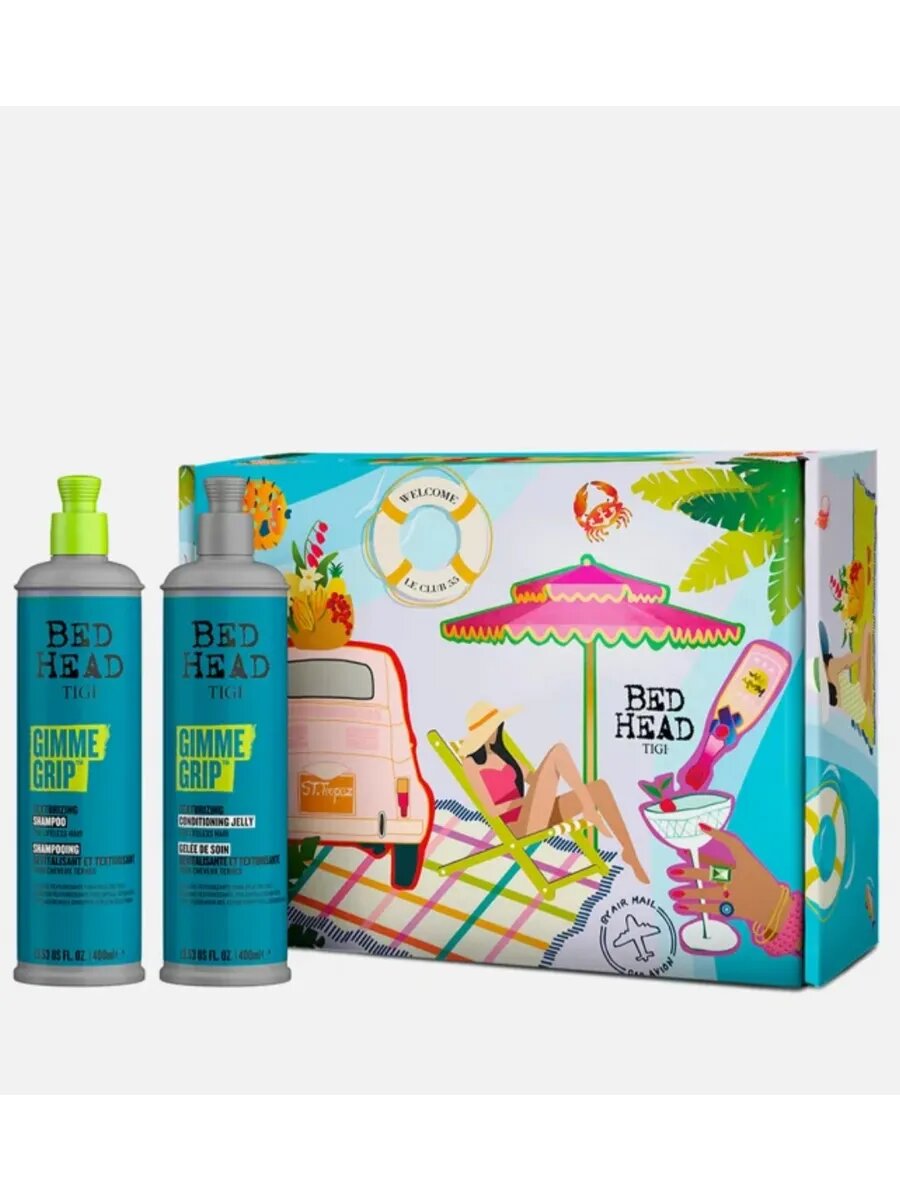 Подарочный набор для объема и текстуры волос TIGI BED HEAD gimme grip