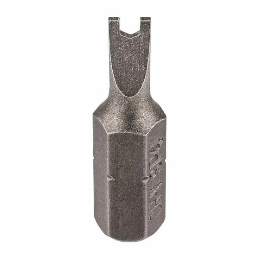 Бита ROCKFORCE "вилка", односторонняя, хромованадиевая, 1/4', 4 мм х 25 мм L