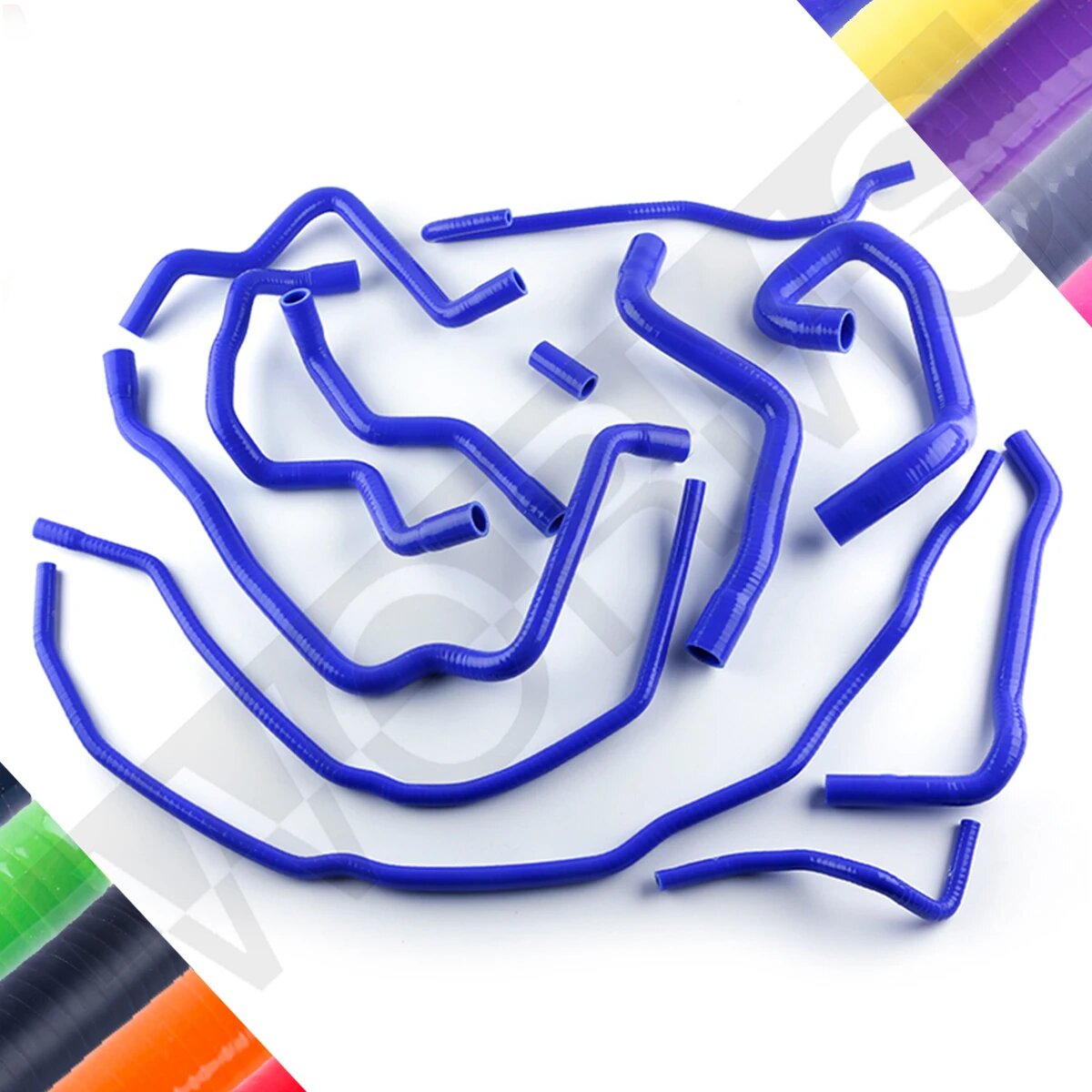 Для Ford Focus MK2 1.8L 2.0L DOHC 2005-2011 гг, комплект силиконовых шлангов радиатора охлаждающей жидкости 2006 2007 2008 2009 2010 Blue