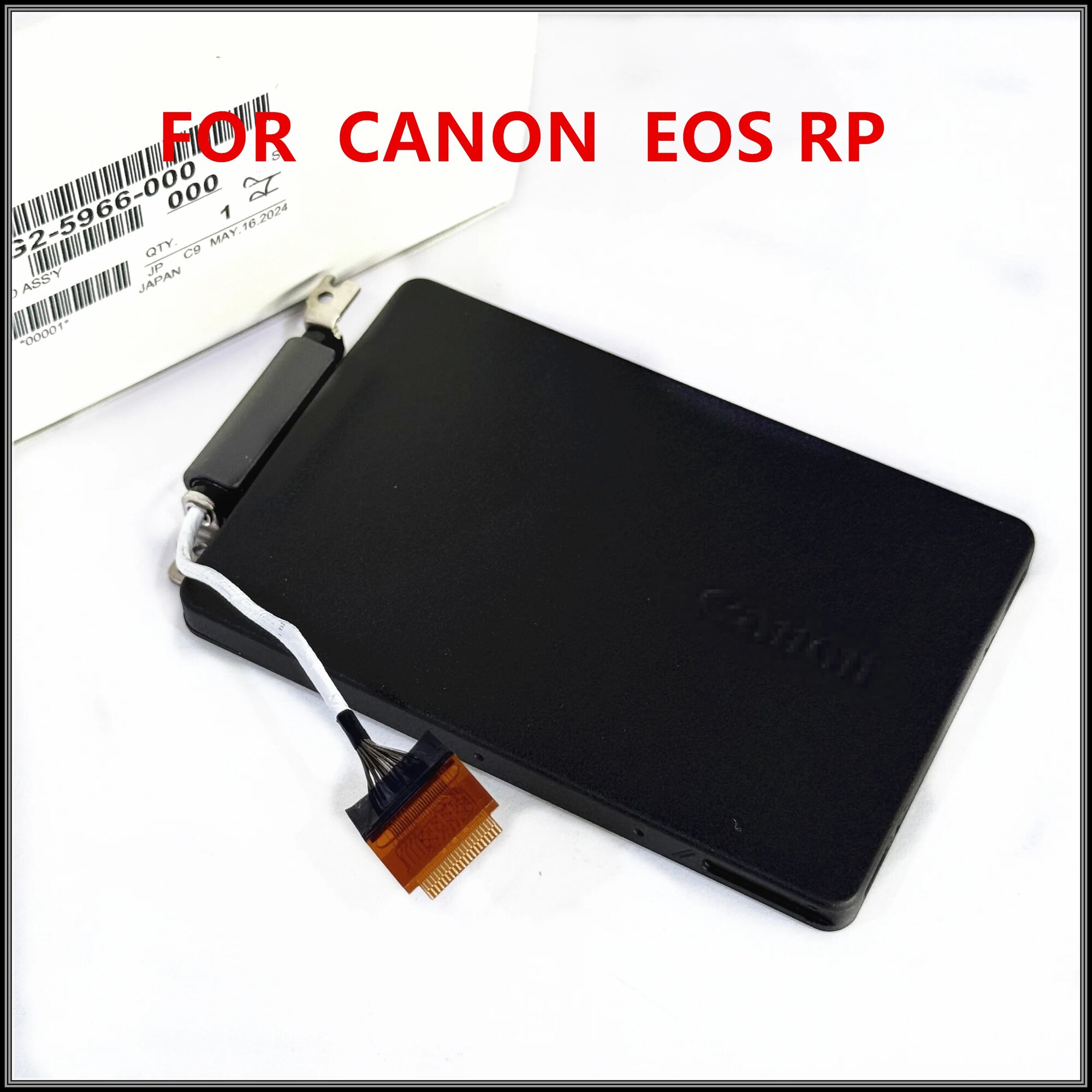 Новый экран дисплея для Canon RP с защитной крышкой, гибкий ЖК-кабель CG2-5966, запасная часть для камеры, блок