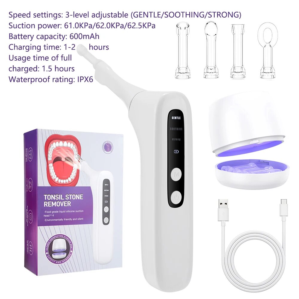 Agdoad Видимый электрический удалитель камней миндалин TYPE 2-NO Visual