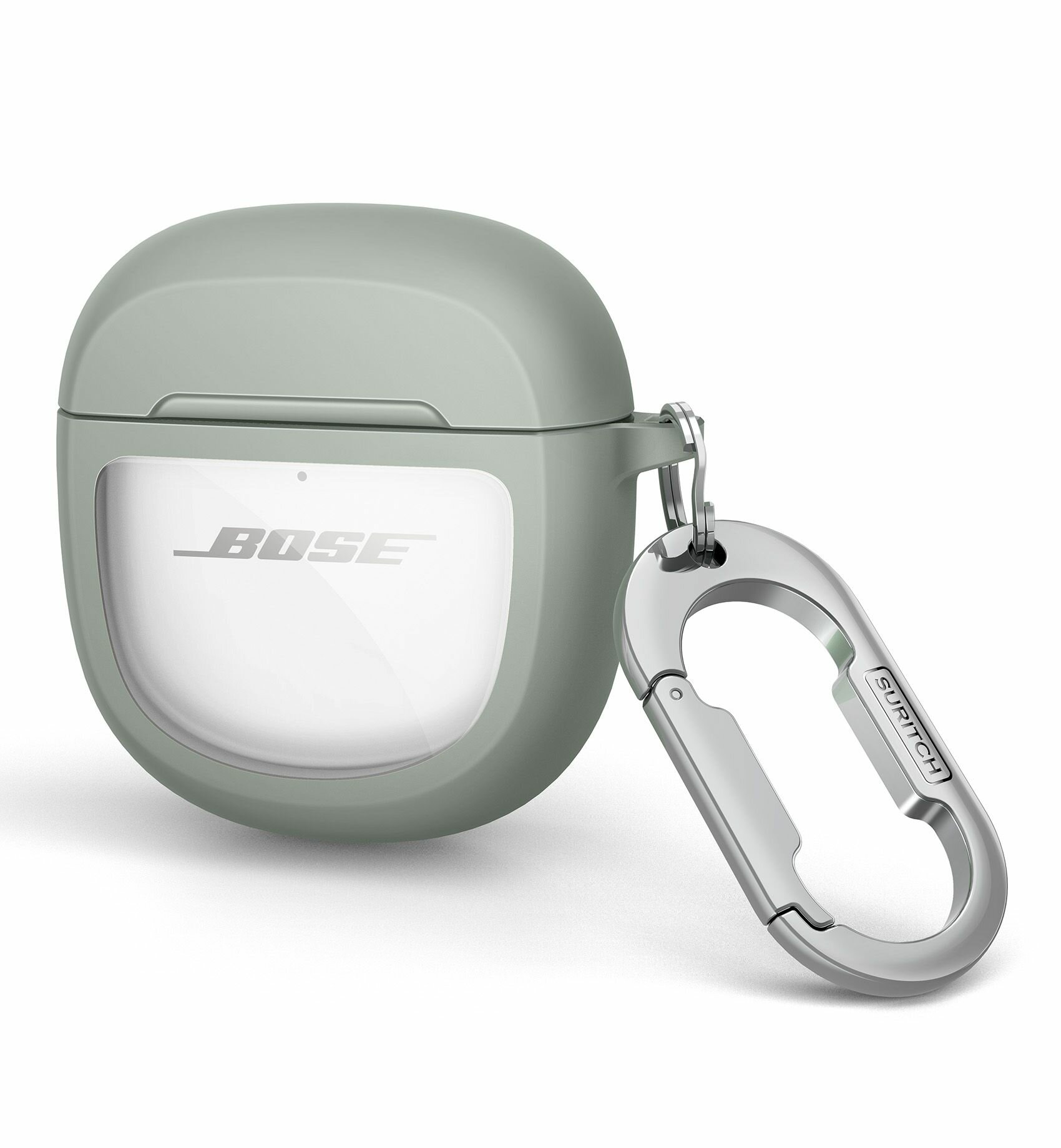 Чехол с карабином для Bose QuietComfort Earbuds II 2022 и Bose QuietComfort Ultra 2023