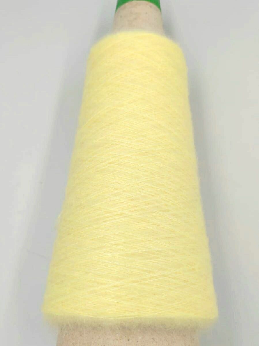 Пряжа кидмохер Кидмерино (100г /1300м) цвет 6060 банан (бледно-желтый) С8П