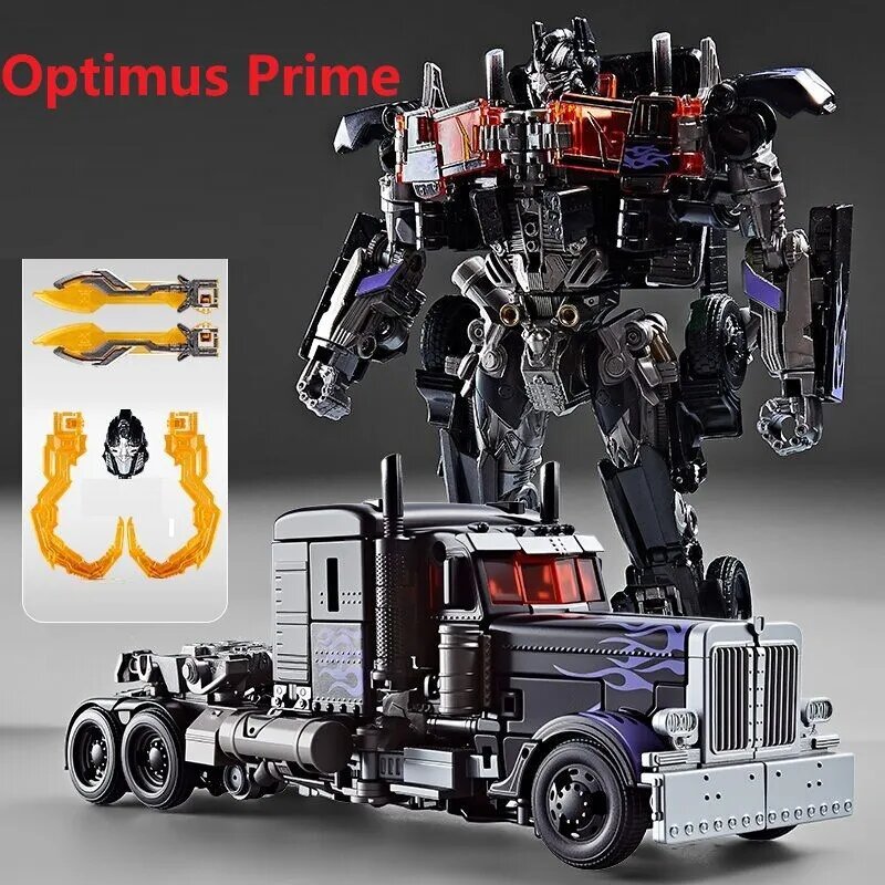 Трансформер робот(Transformers), Оптимус Прайм(Optimus Prime), Темная версия, подарок для мальчика/WJ003