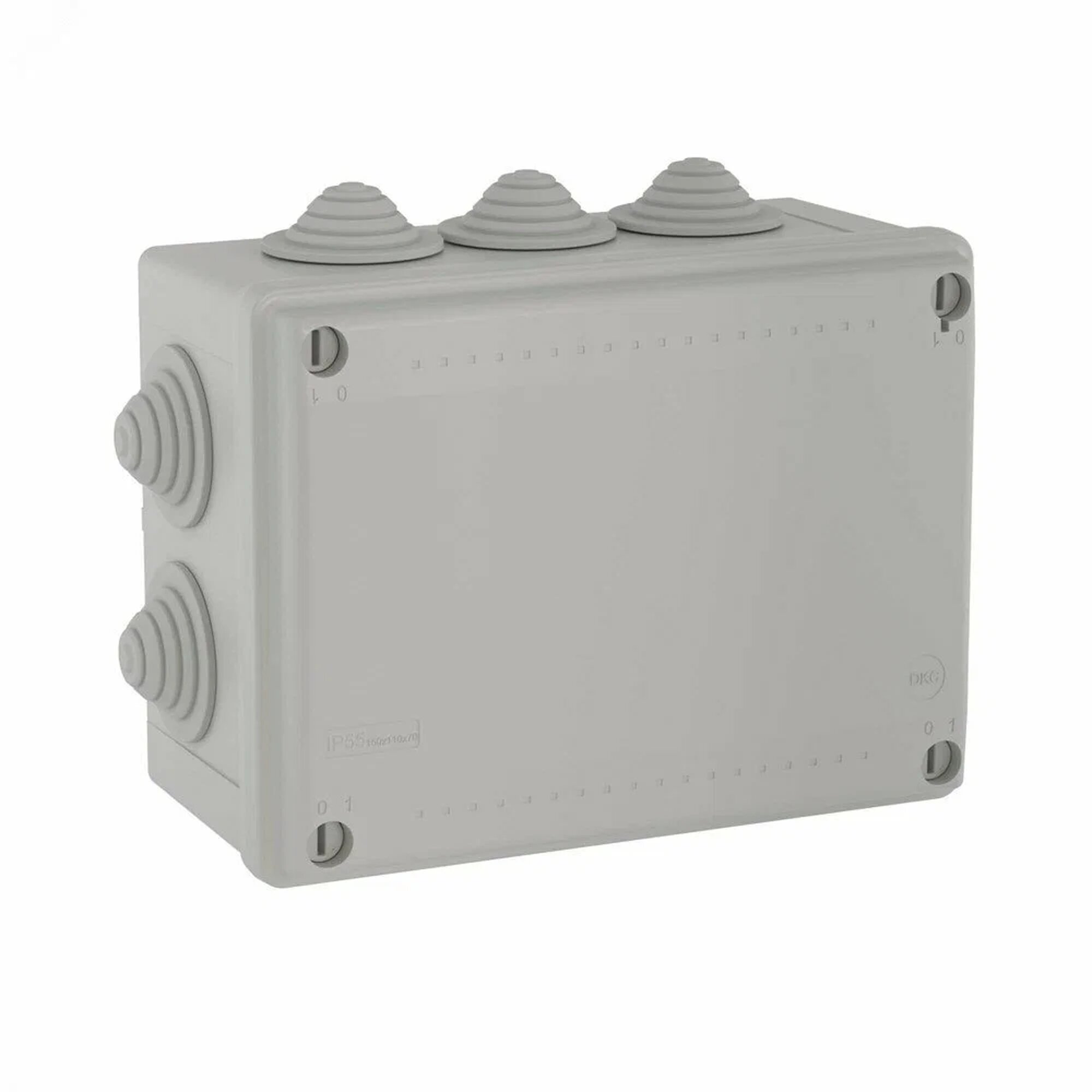 Коробка распределительная 240х190х90мм IP55 с кабельными вводами / DKC 4607004493416