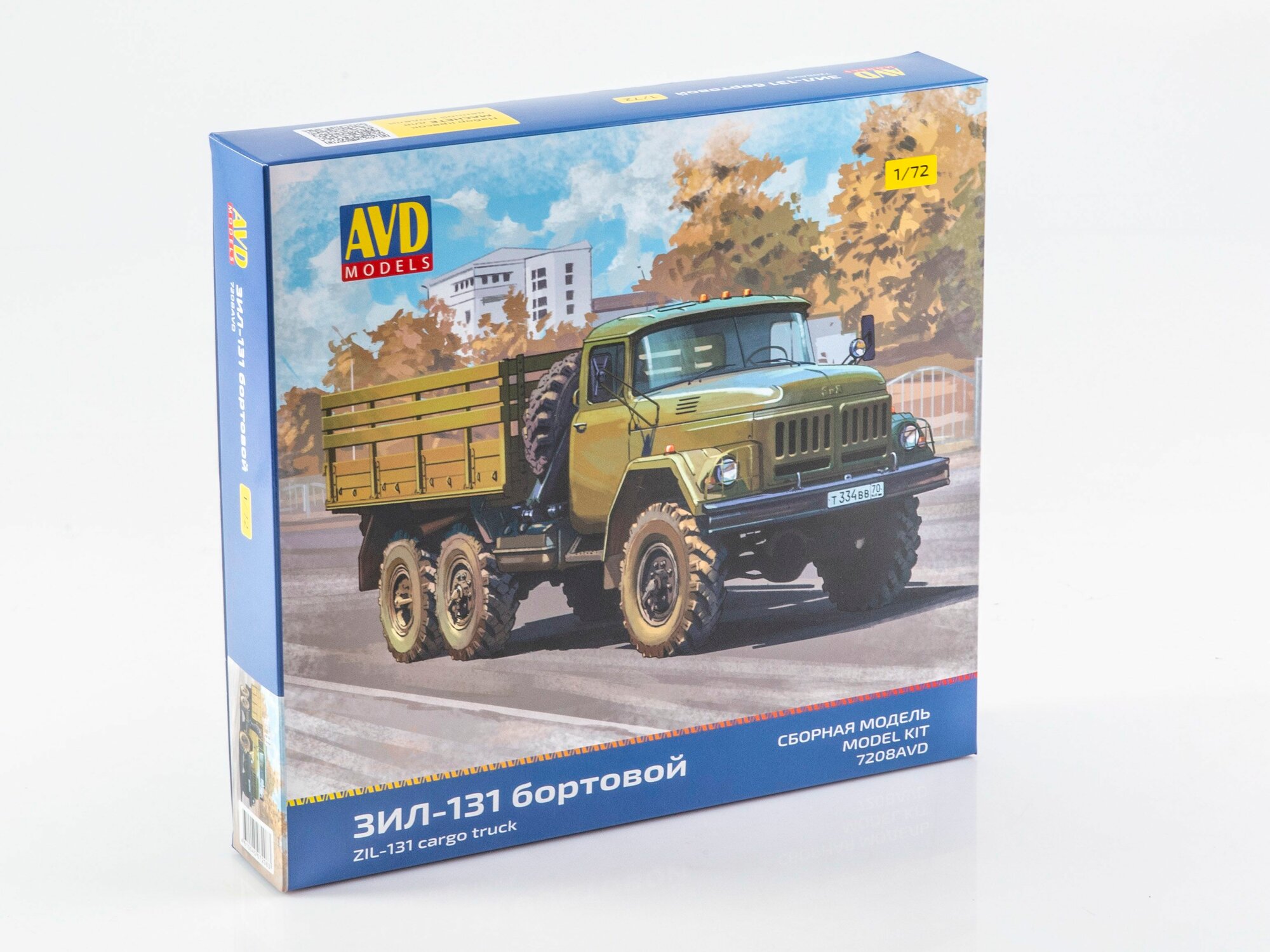 ЗИЛ-131 бортовой, сборная модель, масштаб 1:72