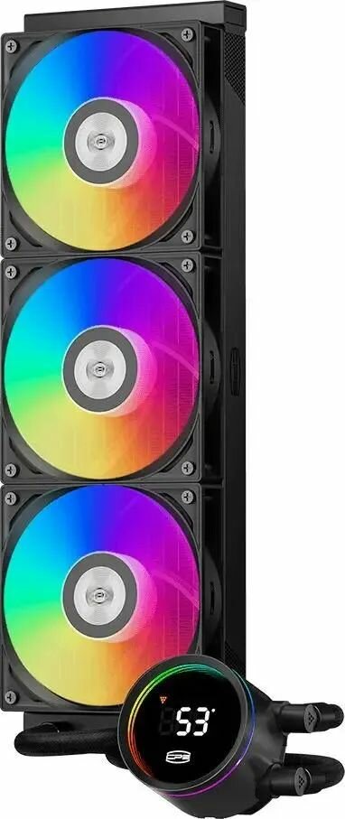 Система жидкостного охлаждения PCcooler DA360 Pro ARGB Digital BK, Ret, черный