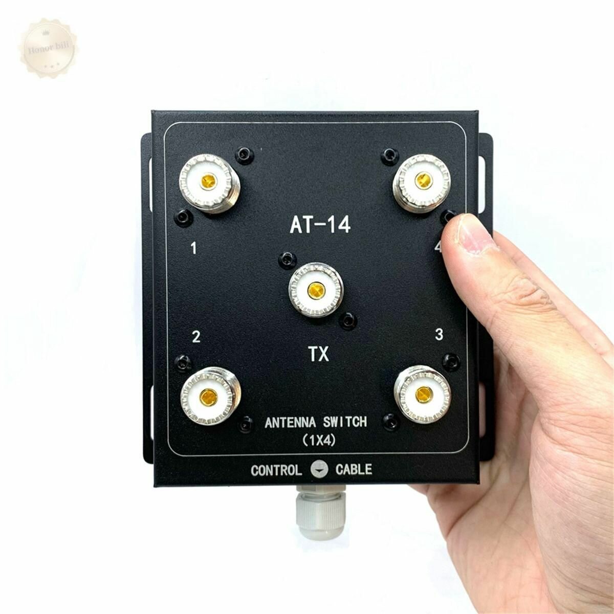 AT-14 4-Позиционный Коаксиальный Антенный Переключатель Для Радиостанций 1,8-60 МГц
