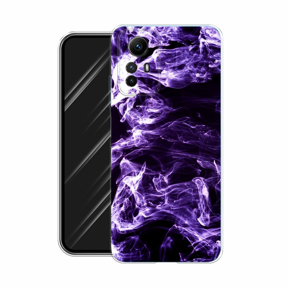 Чехол на Xiaomi Redmi Note 12S / Сяоми Редми Ноут 12S с принтом "Фиолетовый дым" — фото 1